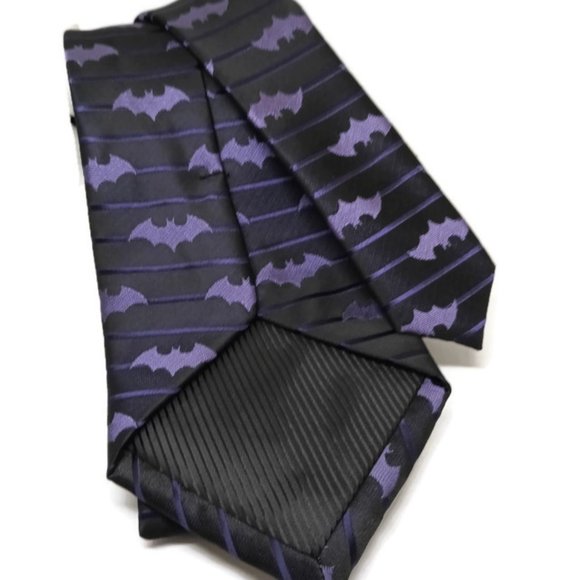 Barry Wang | Accessories | Purple And Black Halloween Bat Italian Silk ...